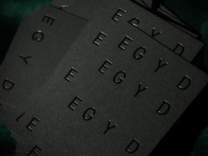 EGYD Studio | Infinitive Factory | Custom Made Letterpress